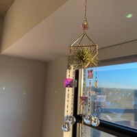 Handmade Pressed Floral Single Strand Suncatcher / Rainbow Maker / Lightcatcher - Etsy Canada