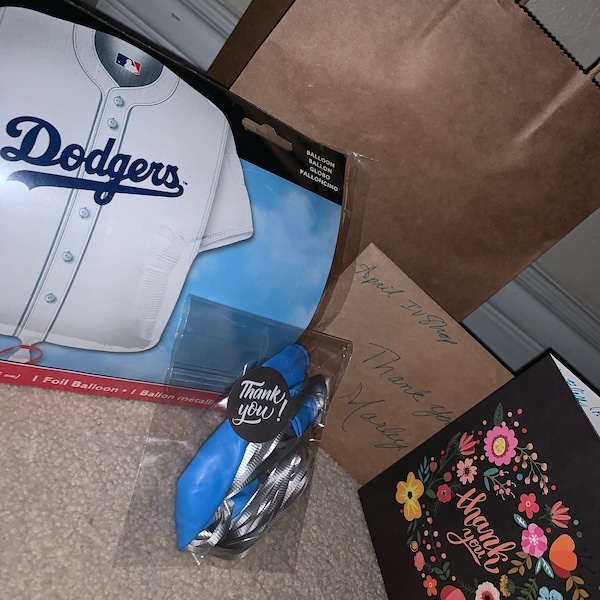 24'' LA DODGERS JERSEY Balloon| 18'' Dodgers Baseball Balloon| Dodgers ...