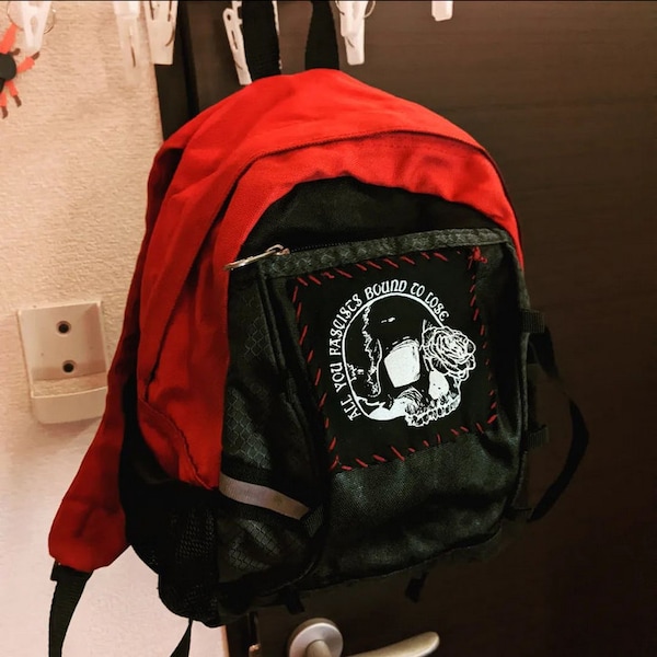 Folk Music is Fight Music Anti-fascist Screened Punk Patch Crust AFA ...