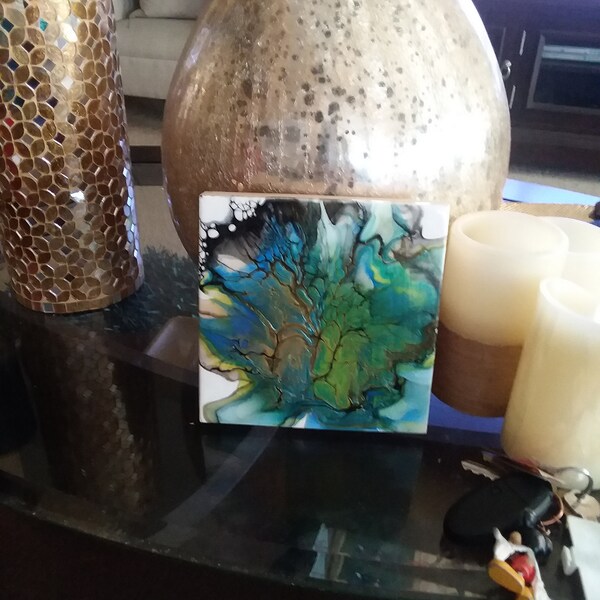 Fused Glass Optic Illusion Dish - Etsy