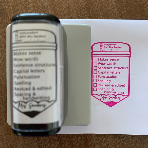 Personalised Teacher Stamps Reward Stamp Token Economy Stamp - Etsy