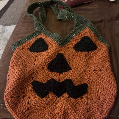 PATTERN Jack-o-lantern Crochet Bag - Etsy UK