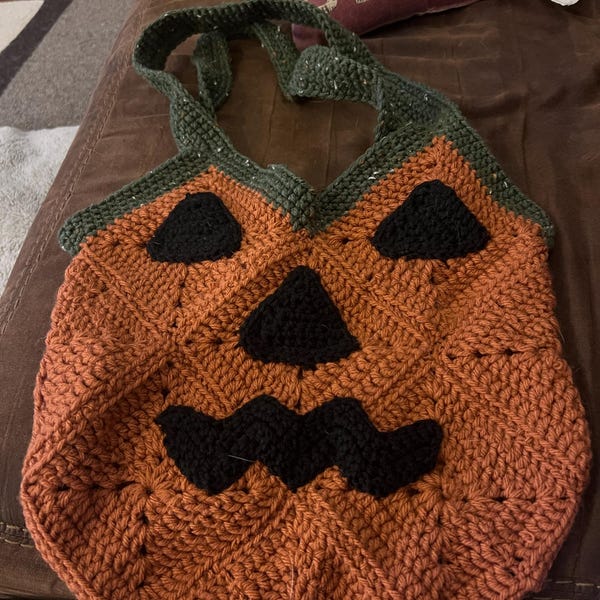PATTERN- Jack-o-lantern Crochet Bag - Etsy