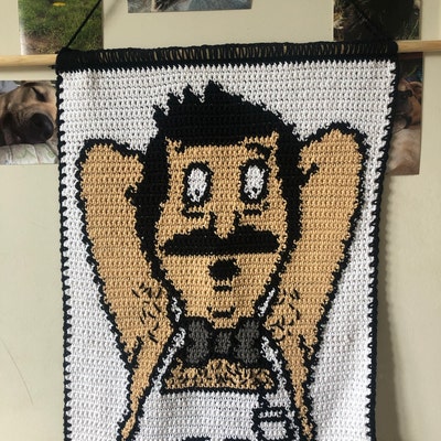 Color Sad Flower Tapestry Crochet Pattern / Wall Hanging / Instant ...