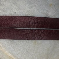 BDSM Bondage Leather Tawse Spanker Slapper Strap in Hand Tooled Petal ...