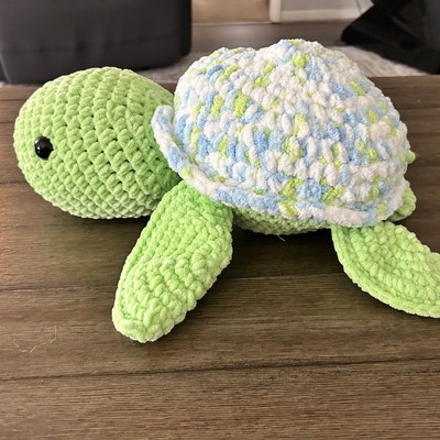 Jumbo Crochet Turtle Pattern Amigurumi PDF - Etsy