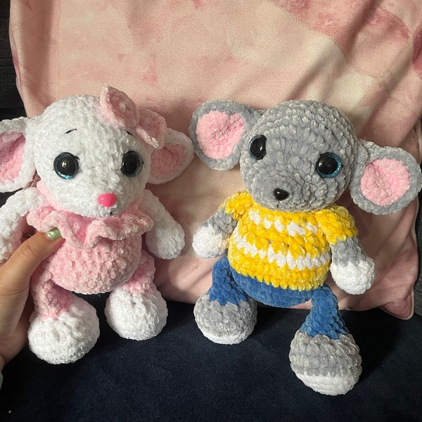 Crochet Mouse Pattern - Amigurumi Mouse Pattern – Mouse Cub Diy Toy – Plush Mouse Pattern - Etsy