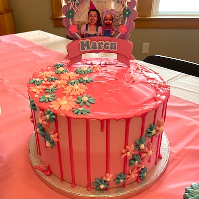 Ms. Rachel Birthday Cake Topper, Song for Littles Cake Topper Shaker ...