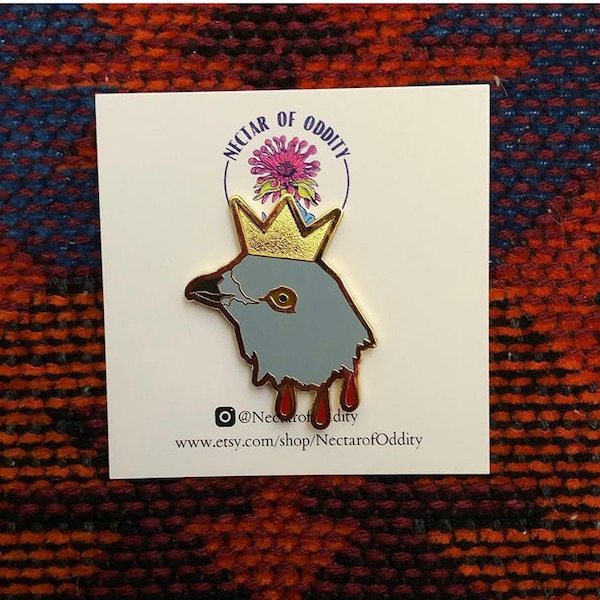 Hereditary Pigeon King Paimon Hard Enamel Pin - Etsy