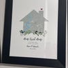 New Home Gift, Housewarming Gift for Couple, New House Map, First Home ...