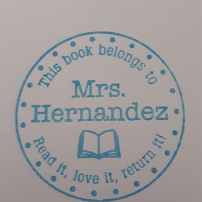 This Book Belongs to Stamp, Read It, Love It, Return It Stamp ...