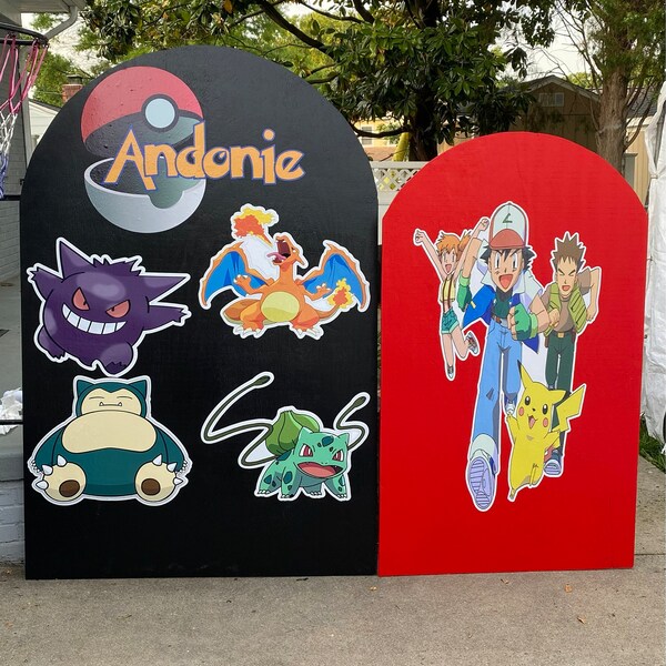 Pokeball Custom Name Wall Decal - Kids Wall Sticker - Poke Wall Decor ...