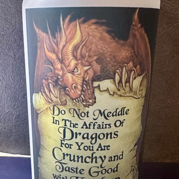 Dragon With Scroll Printable – Funny Dragon Quote (digital File) - Etsy