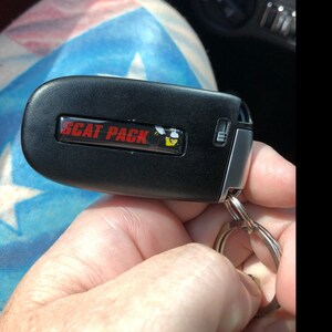 For 2015-2023 Scat Pack Challenger/charger Key Fob Badges in Red set of ...