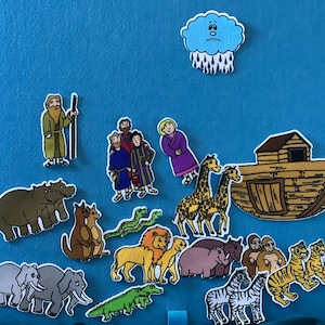 David and Goliath Felt / Flannel Board Bible Story Set - Etsy