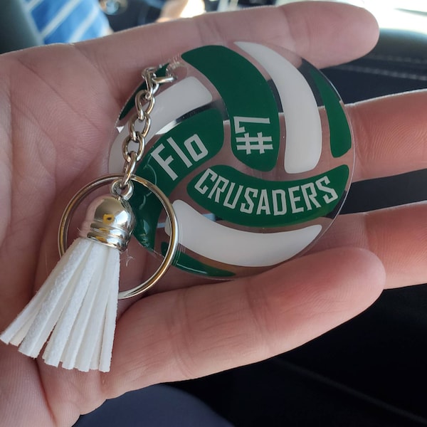 Volleyball Bag Tags | Keychains | Personalized | Mom Team Coach Gift - Etsy