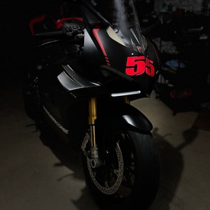 3x Personal Custom Race Numbers Stickers Decals Graphics Racing ...