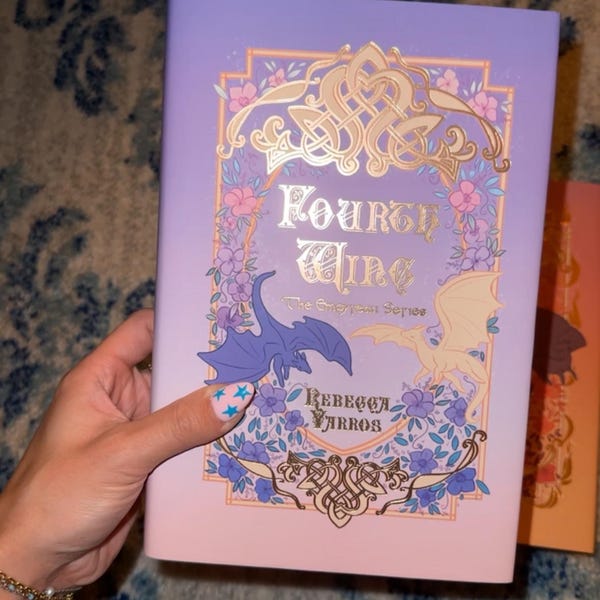 Fourth Wing Rose Gold Dust Jacket - Etsy