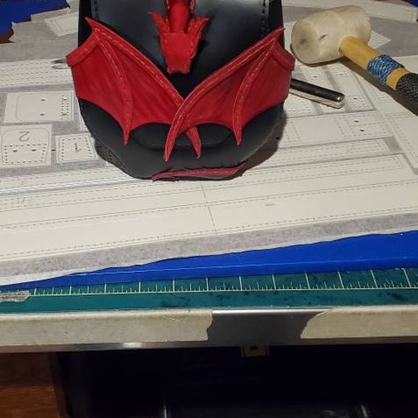 PDF & DXF Leather Dragon Hunter Bag PDF Pattern - Etsy