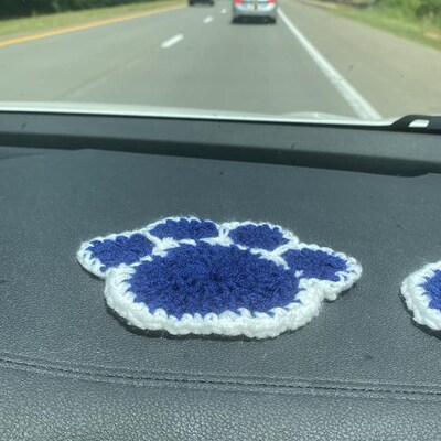 PATTERN for Crochet Puppy Paw Coaster, Pdf Pattern for Dog Animal Paw ...