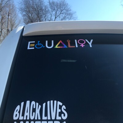 Equality Vinyl Decal 10.3 X 1.9 Just Be Nice - Etsy