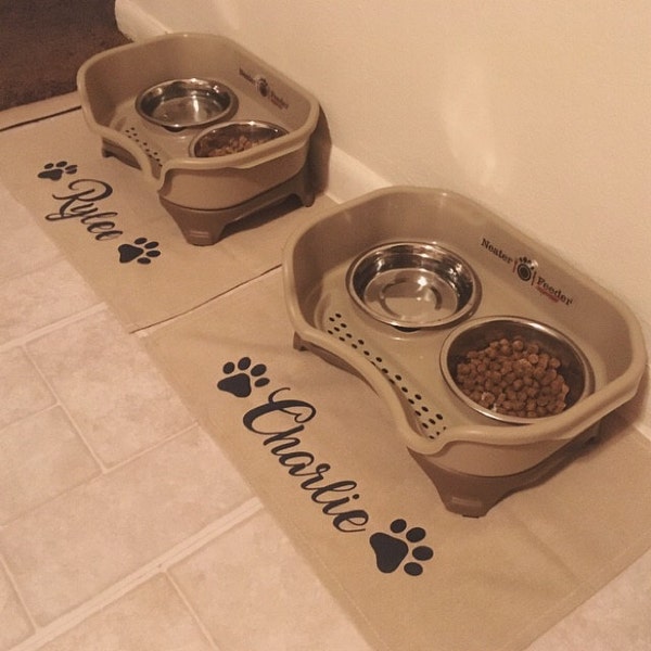 Personalized Pet Placemat, Dog Placemat for Food Bowls, Personalized ...
