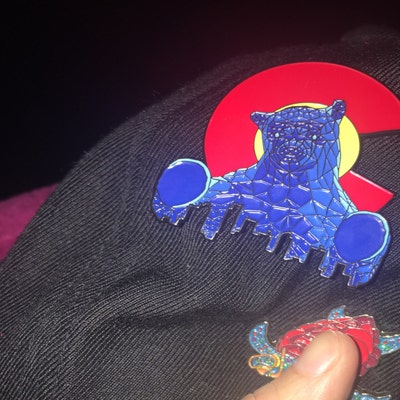 Colorado Convention Center Big Blue Bear Pin - Etsy