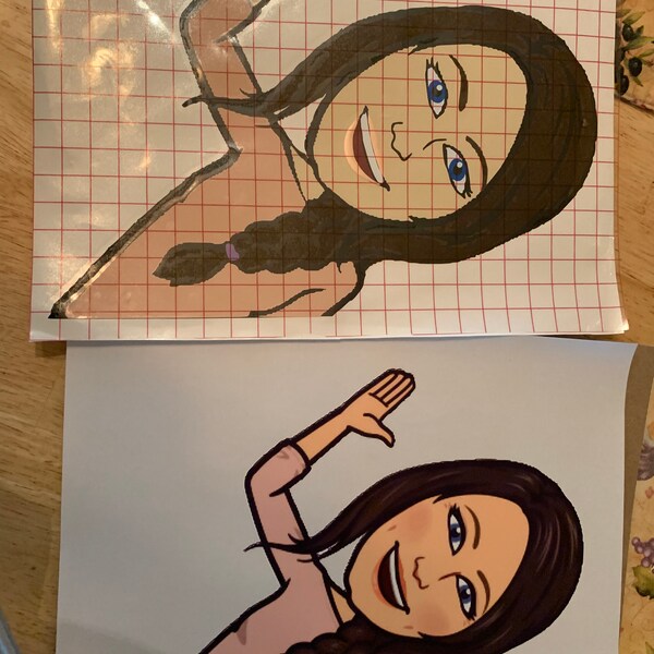 Bitmoji Decal, Personalized Decal, Teacher Door Decor - Etsy
