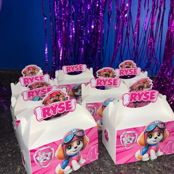 Roblox Favor Box for Kids Birthday | Custom Gamer Party Candy Box ...