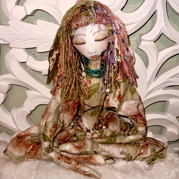 Elf Cloth Art Doll Bust, Soft Sculpture Home Decor Figurine - Etsy