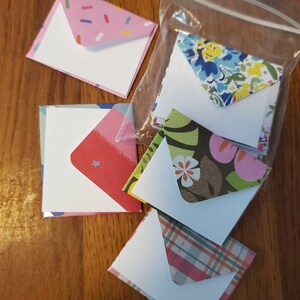 Birthday Mini Envelopes Enclosure Cards Birthday Note Cards - Etsy