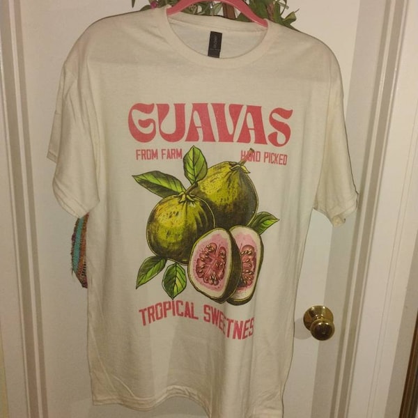 Guavas Retro Commercial Graphic Shirt, Vintages Guavas Label T-shirt ...