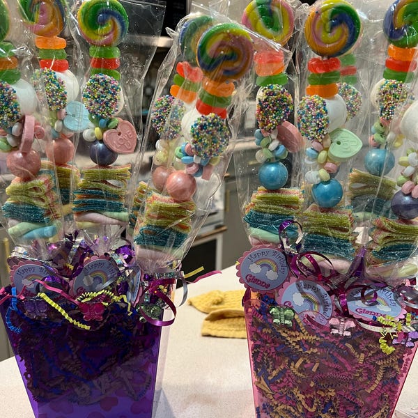 Large Quantity Super Mario Candy Kabobs With FREE Personalized Tags ...