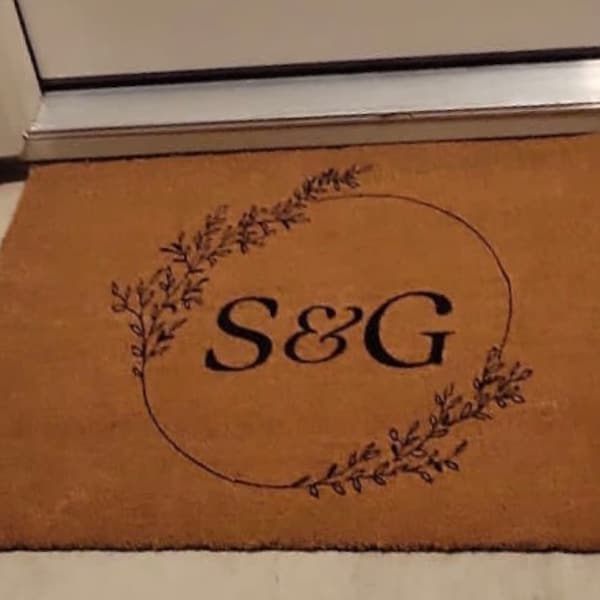 Sign Language, ASL Gift, Personalized Doormat, Custom Door Mat, Last ...