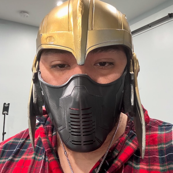 3D Printed Winter Soldier Mask: Bucky Barnes Cosplay, Adjustable Fit - Etsy