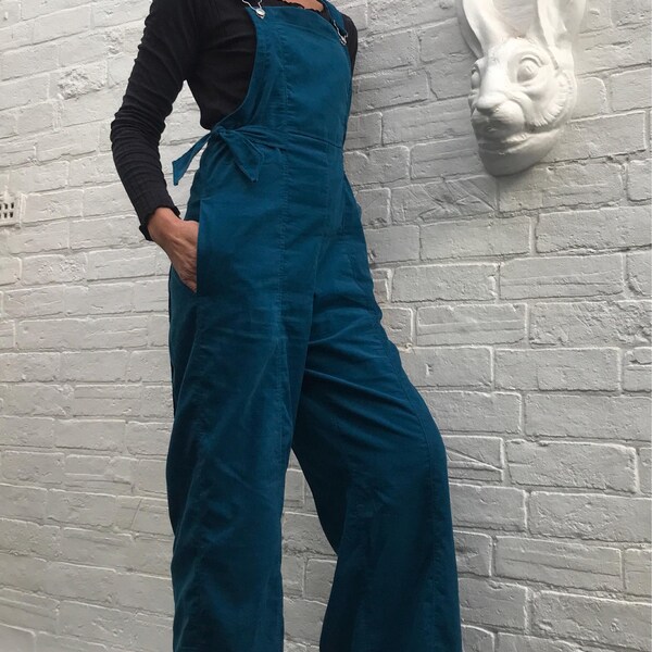 Side-tie Dungarees PATTERN - Digital Pdf + Video Tutorial, Overalls ...