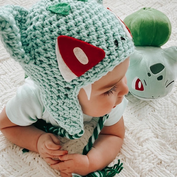 Crochet Bulbasaur Beanie/hat - Etsy