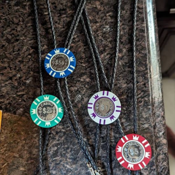 Vegas Casino Token - Set of 5- Gambling Tokens - Plastic and Metal ...