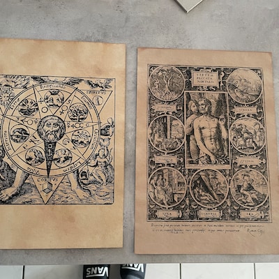 Python mercurius as Three Headed Dragon, Alchemy, Alchemy Occult Print ...