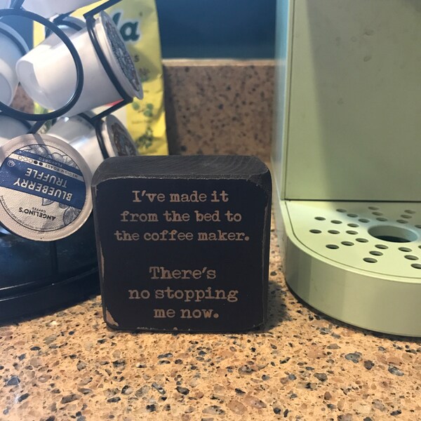 Small Desk Sign With Inspirational Quote 3x3, Office, Cubicle, or Dorm ...