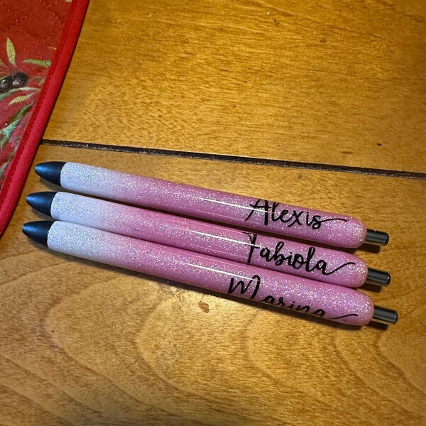 PASTEL Glitter Pens, Pink Orange Yellow Green Blue Purple Rainbow to ...