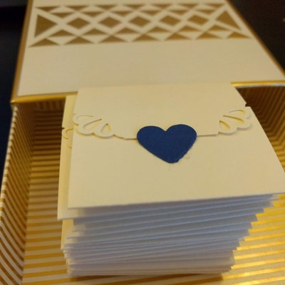 Mini Note Cards Mini Notecards Assorted Color Tri-fold Envelope Mini ...