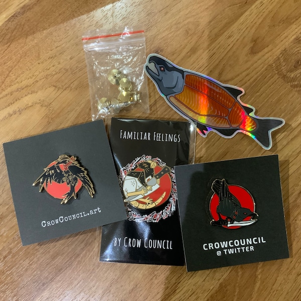 Crow Cowboy "yeecaw" Enamel Pin - Etsy