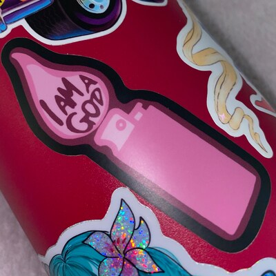 I Am a God Sticker Jennifer's Body Vinyl Sticker Water Resistant Vinyl ...