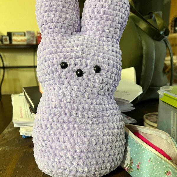 Jumbo Peep Bunny, Crochet Pattern, PDF, Digital, Download, Easter ...