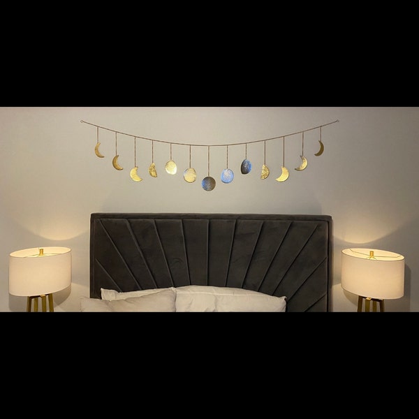 70 Large Moon Phase Wall Hanging Celestial Moon Cycle Banner Moon Decor ...