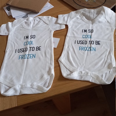 I'm so Cool I Used to Be Frozen Baby Vest, IVF Baby, IVF Baby Vest, IVF ...