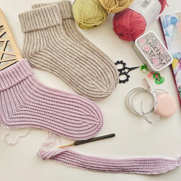 Pixel Socks (PDF Crochet Pattern) - Etsy