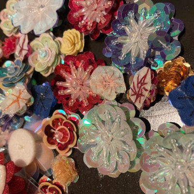 SILVER Beaded Jewel Applique Trimming Millinery, Fascinator Headbands ...