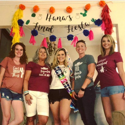 Custom Sash Final Fiesta Bachelorette Sash Personalized Serape Sash ...